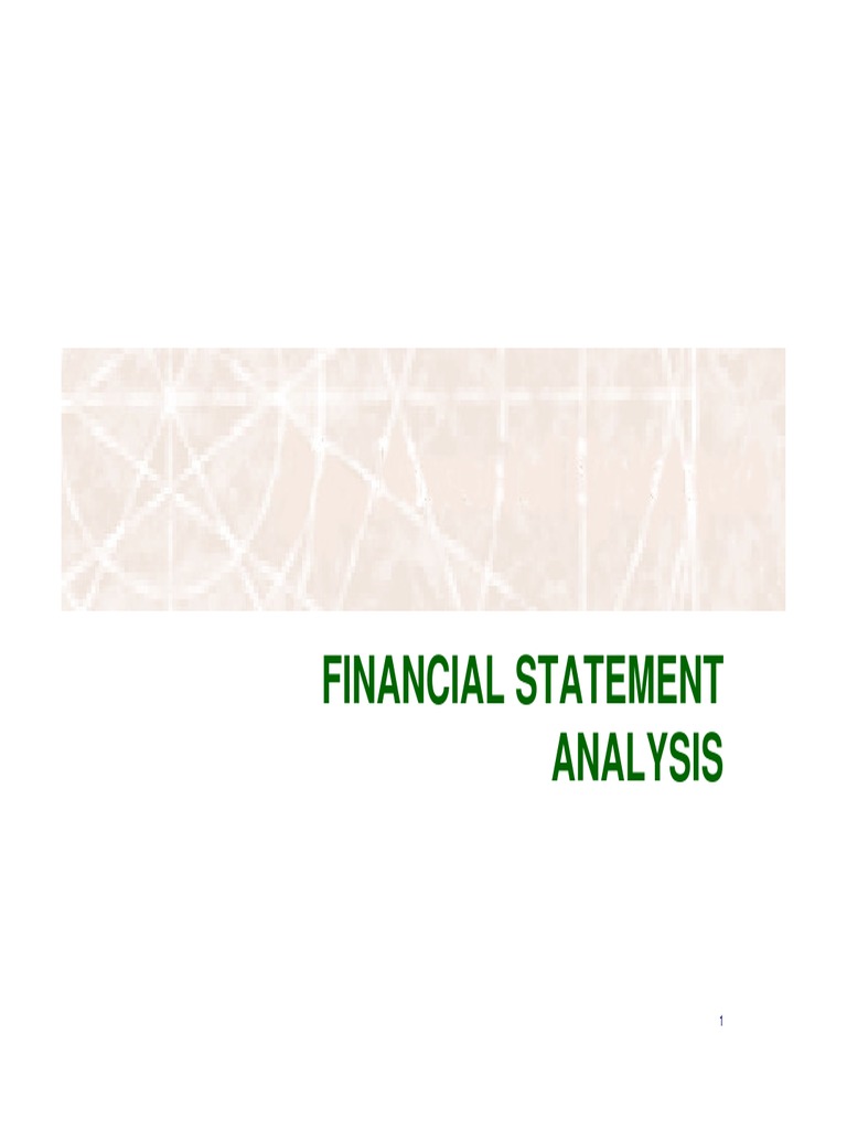 FS ANALYSIS KEY RATIOS | PDF | Financial Capital | Dividend