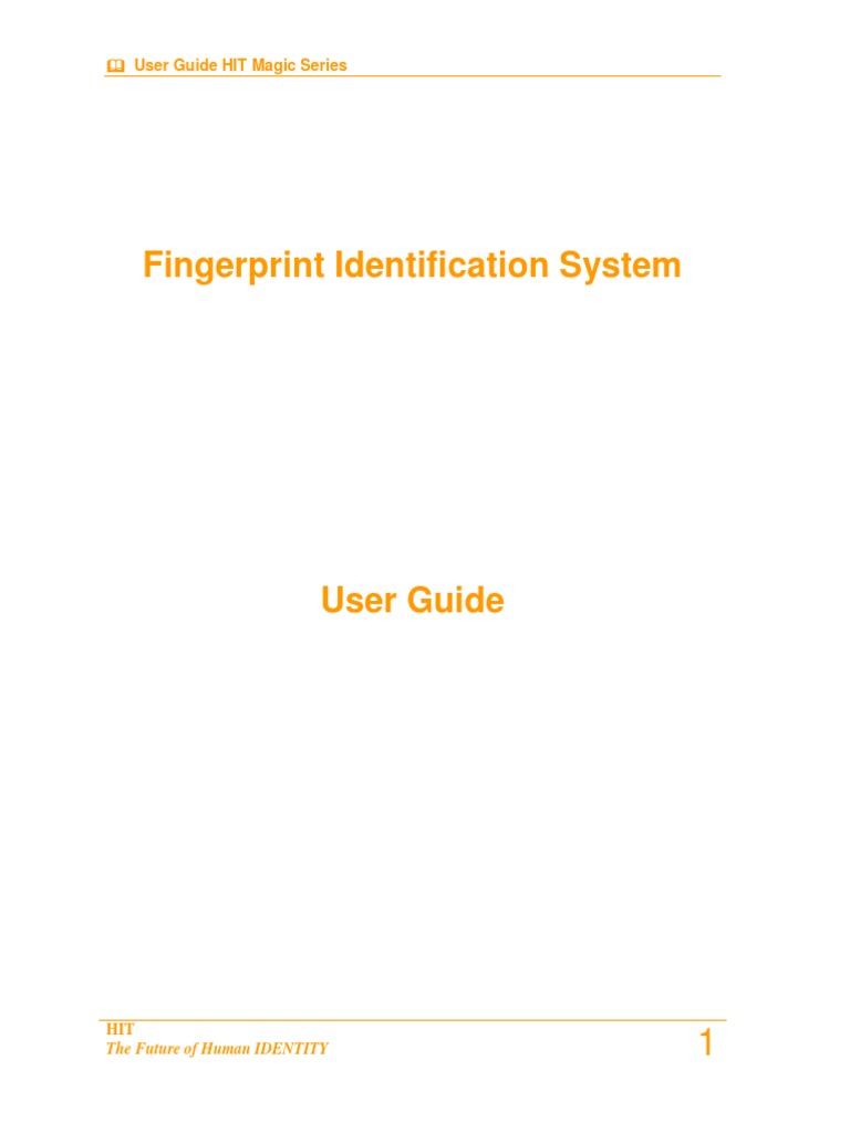 Magic Series English | PDF | Access Control | Fingerprint