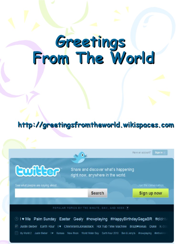 Global Greetings Collection Wiki | PDF | Politics | Travel