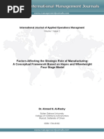 Analysis Hayes and Wheelwright Four Stage Model | PDF | Competitive ...