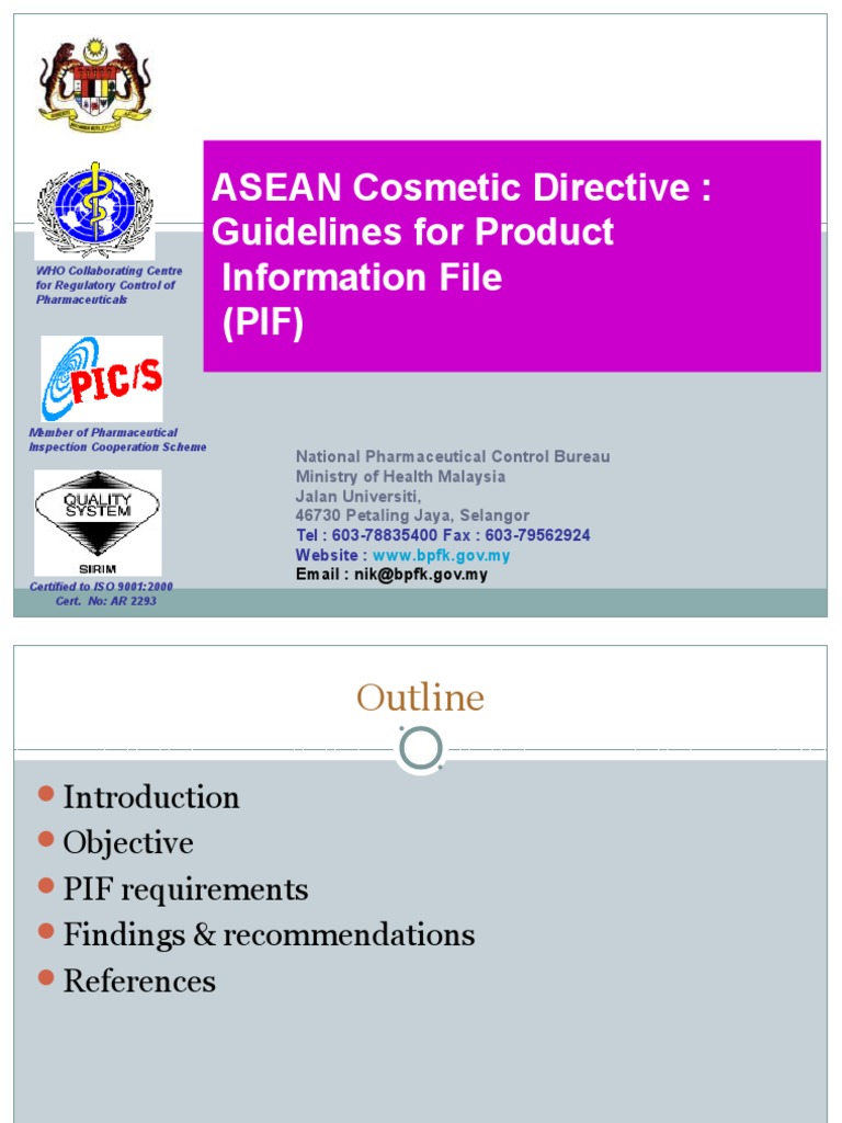 Asean Cosmetic Directive | PDF | Cosmetics | Audit