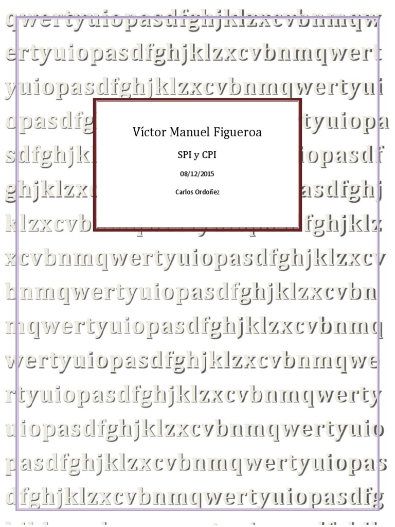 Spi y Cpi Ingenieria Del Software | PDF