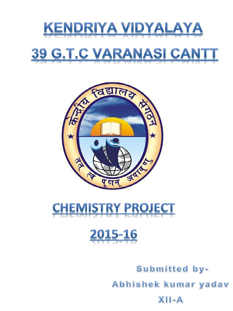 Chemistry Project Class 12 | PDF | Fermentation In Food Processing ...