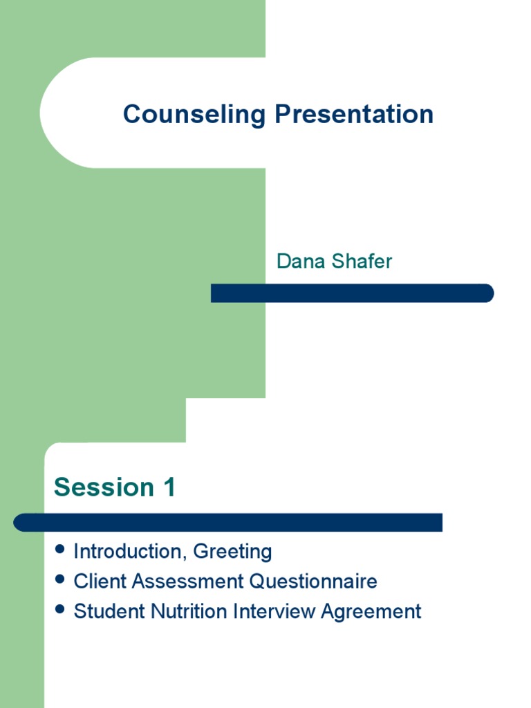 Counseling for Weight Loss and Health | PDF | Self-Improvement | Lifestyle