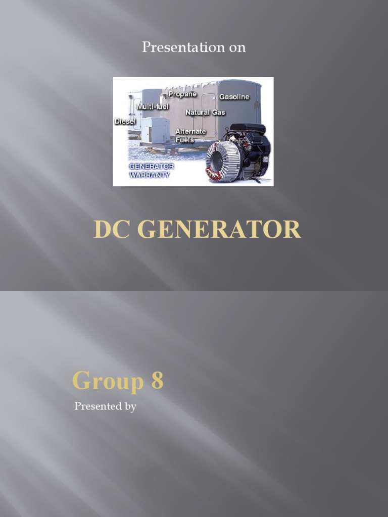 DC Generator | PDF