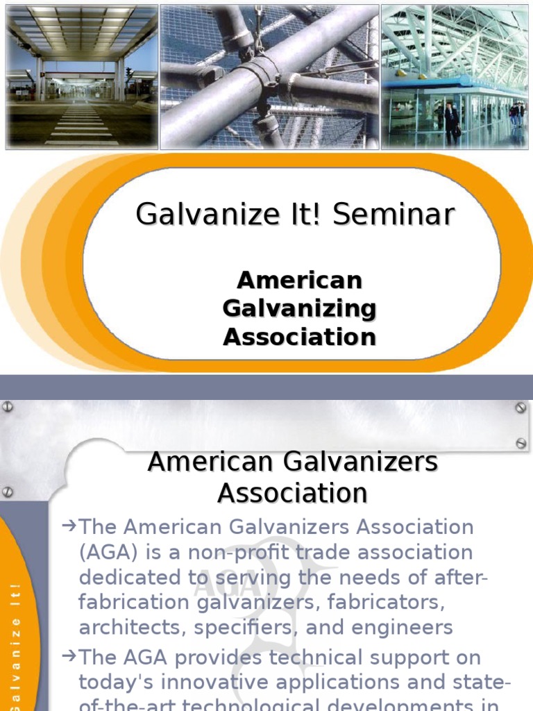 Galvanize It! Seminar | PDF | Galvanization | Corrosion