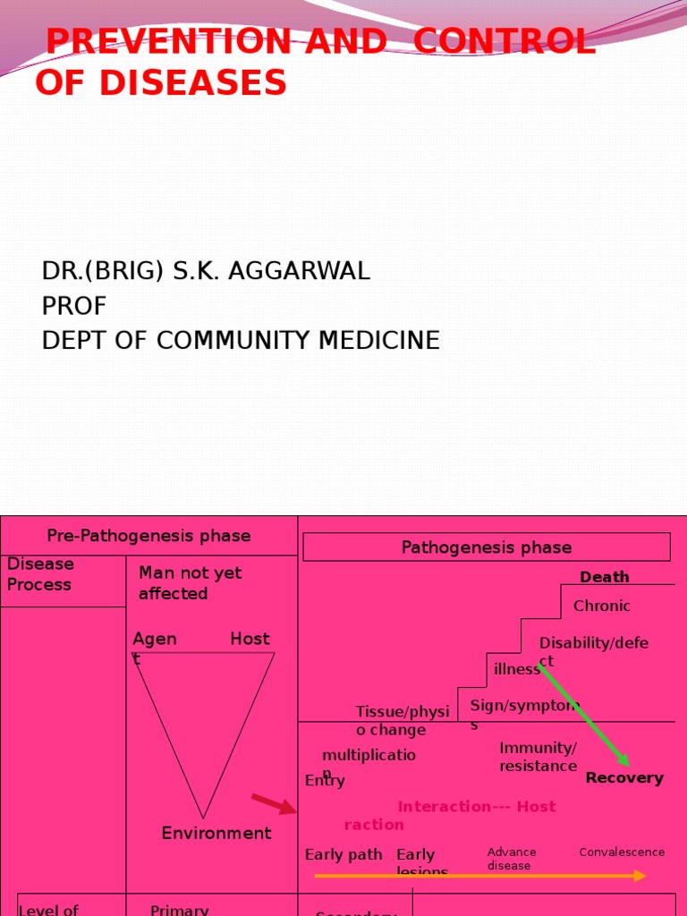 5th Lecture - Prevention & Control of Diseases - 12 Dec 2015 | PDF ...