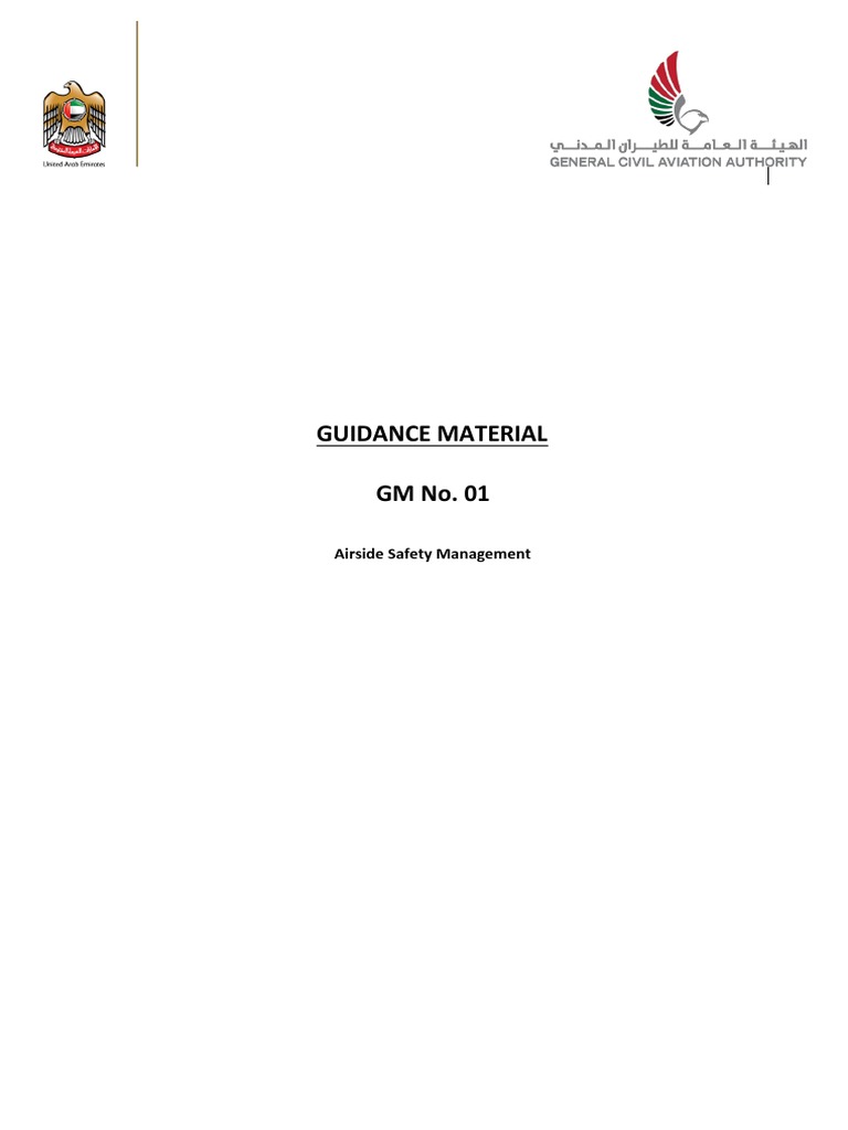 Airside Safety Management Guidance | PDF | Occupational Safety And ...