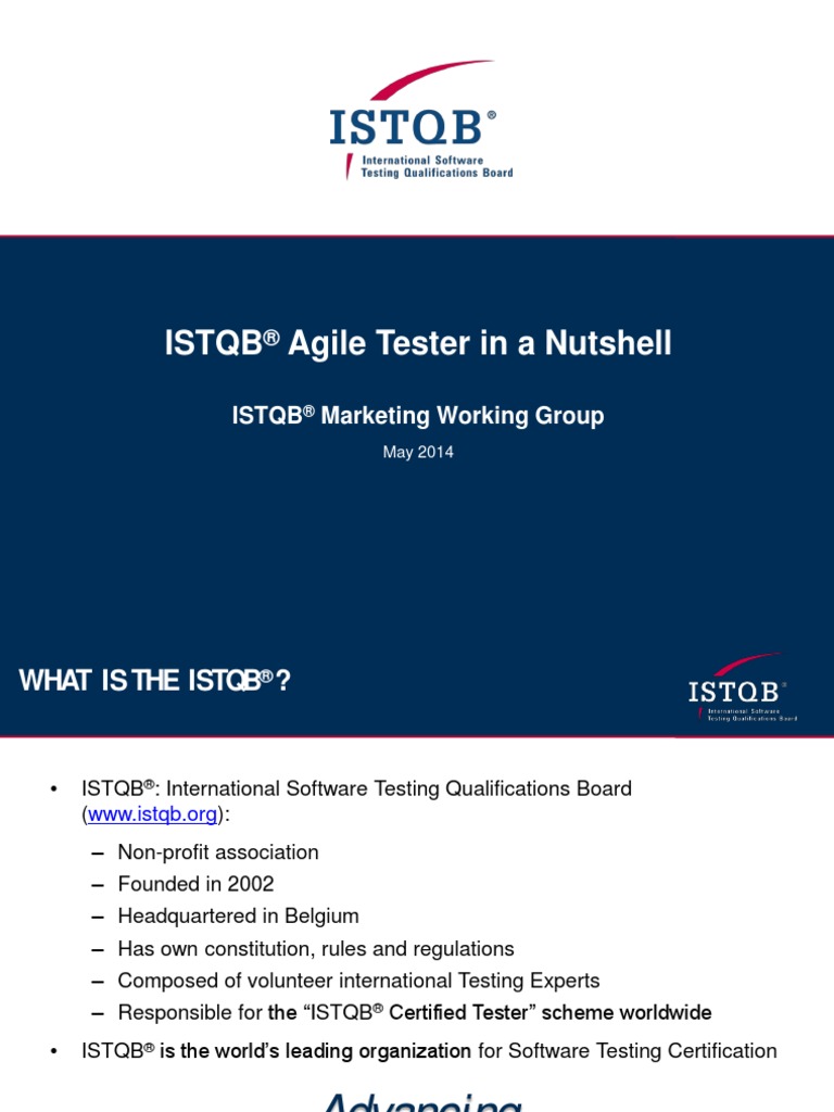 ISTQB Agile Tester | PDF | Agile Software Development | Software Testing