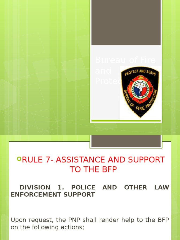 BFP Safety Report | PDF | Fire Safety | National Security