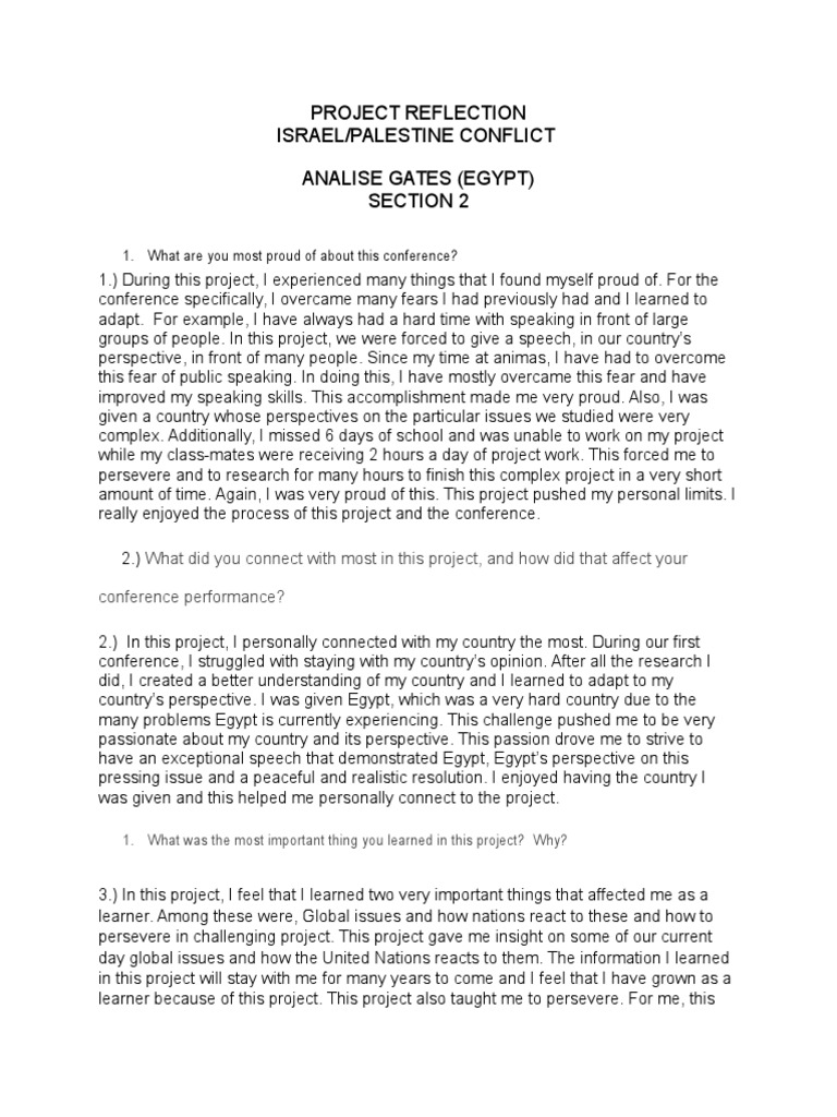 Project Reflection | PDF | Neuropsychology | Neuropsychological Assessment