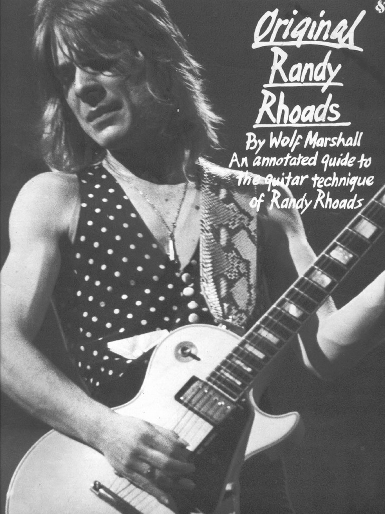 Original Randy Rhoads Guitar Tab Songbook | PDF