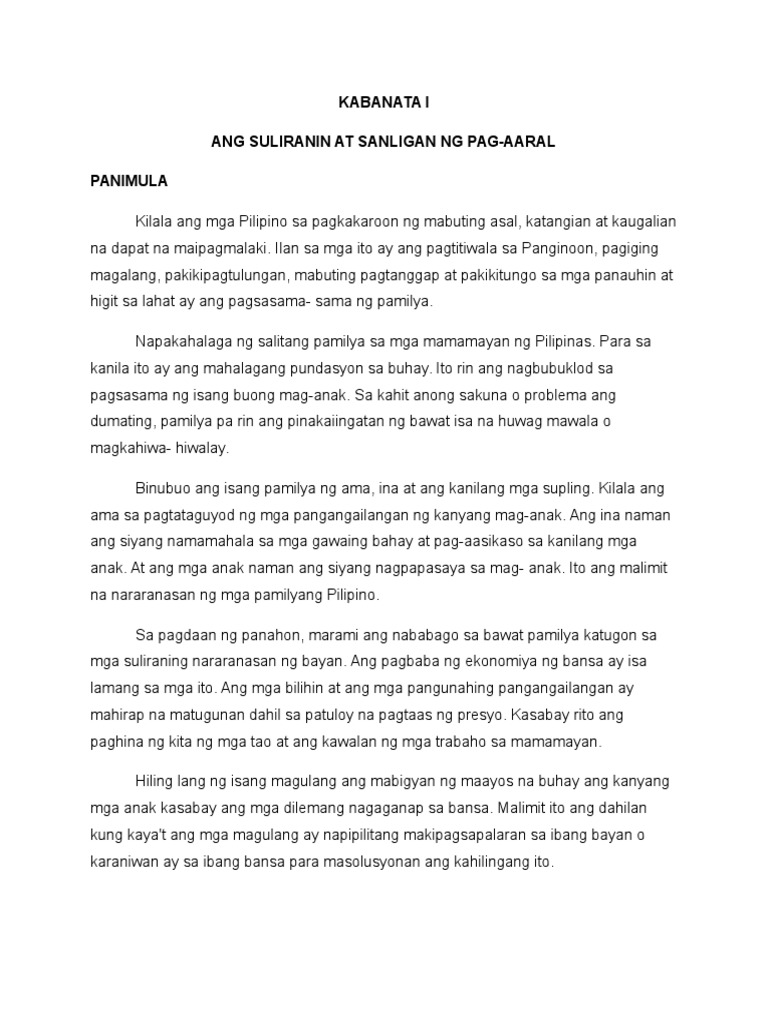 Filipino Thesis OFW | PDF