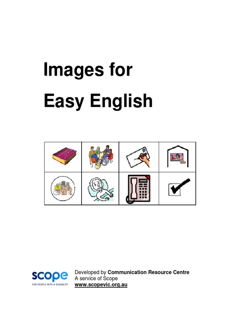 Images For Easy English: Developed by A Service of Scope | PDF ...