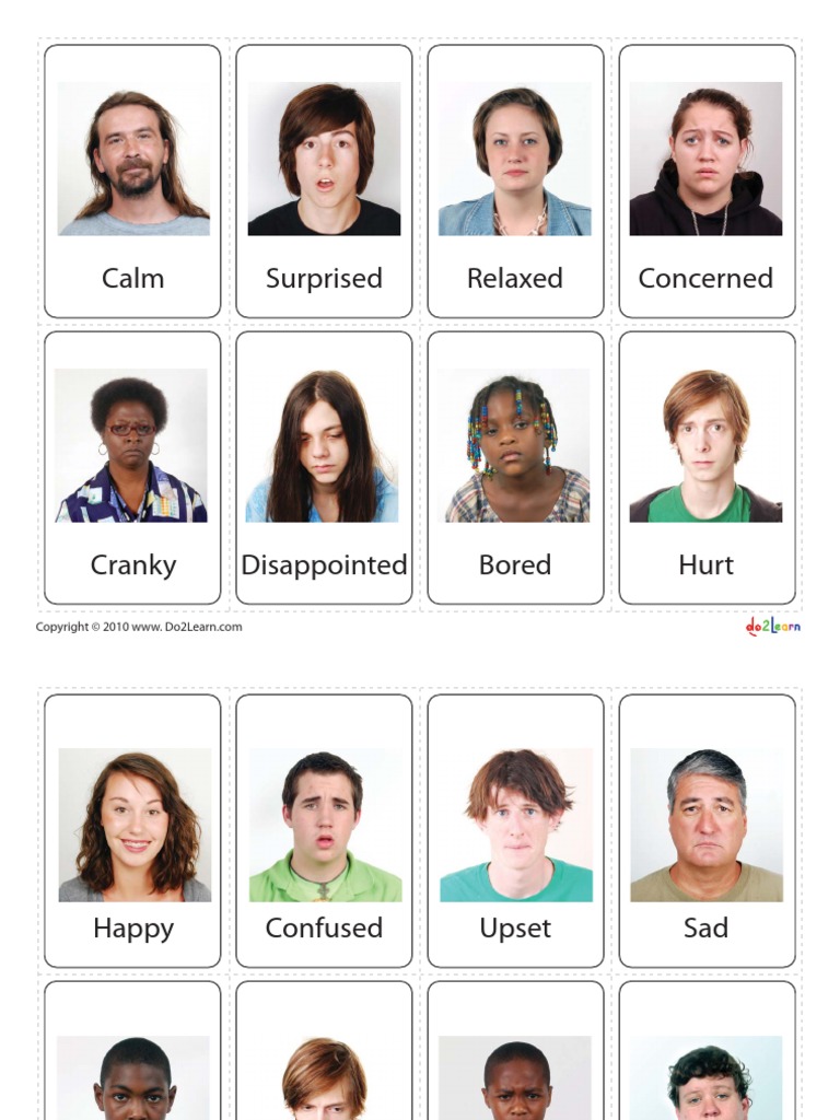 Emotion and Scenario Cards | PDF