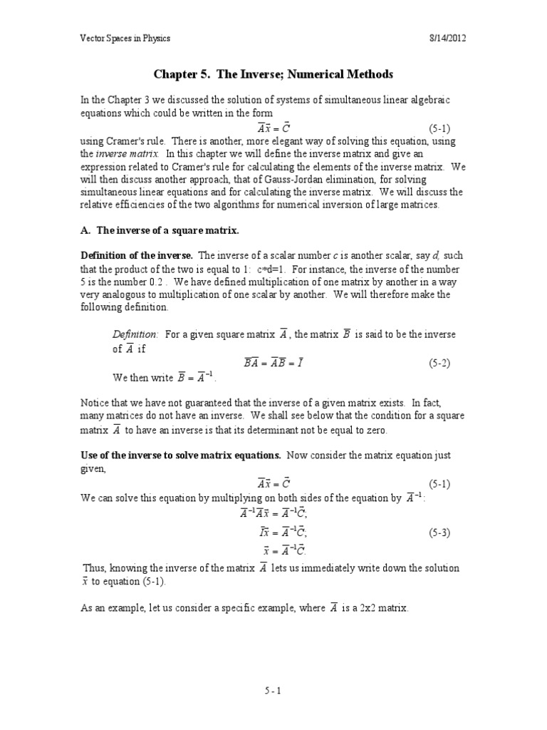 Flop Matrix Inverse | PDF | Determinant | Matrix (Mathematics)