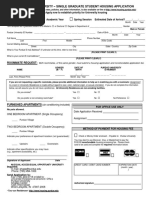 Accommodation Application Form: Section A: Personal Details | PDF ...