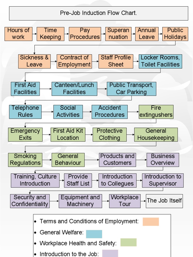 Induction Flow Chart | PDF | Employment | Labor