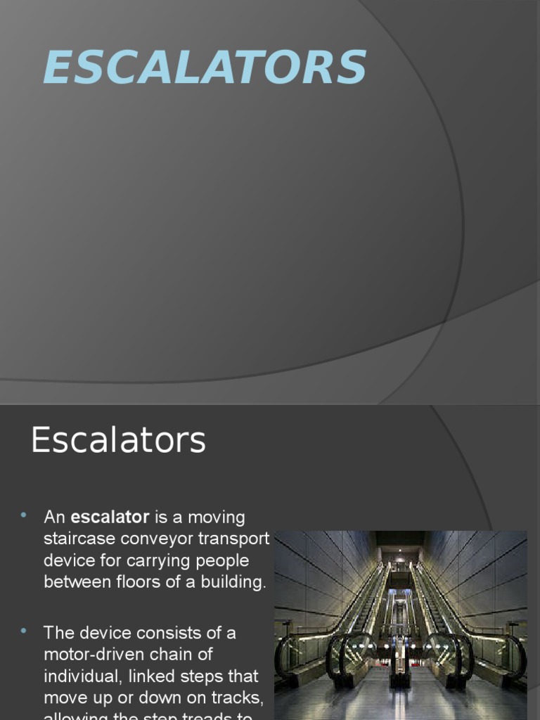Escalators&Conveyors | PDF | Escalator | Stairs