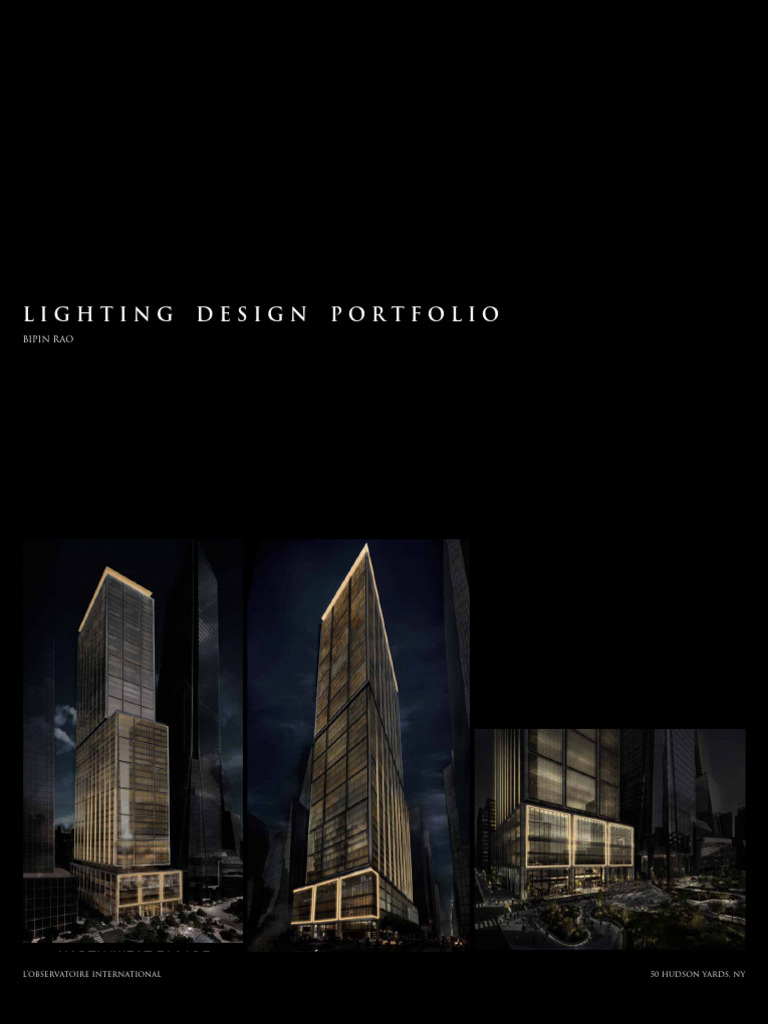 Lighting Design Portfolio: 50 Hudson Yards | PDF | Bathroom | Home