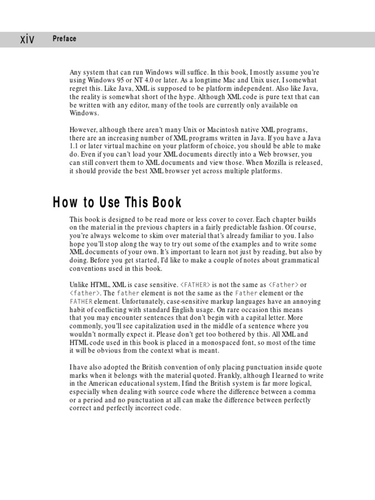 How To Use This Book: Preface | PDF | Cross Platform | Java (Programming Language)