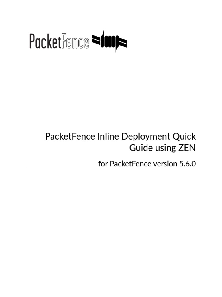 PacketFence Inline Deployment Quick Guide ZEN-5.6.0 PDF | PDF | Ip ...