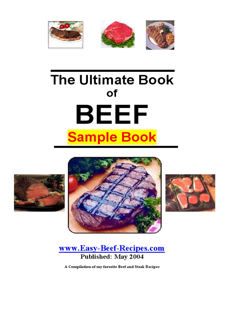 Book of Beef | PDF | Sausage | Beef