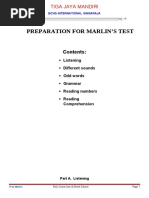 Answer Key Marlins Test | PDF | Ships | Water Transport