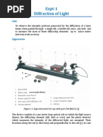 Homework #19 (Phy 112) Solutions | PDF | Diffraction | Angular Resolution