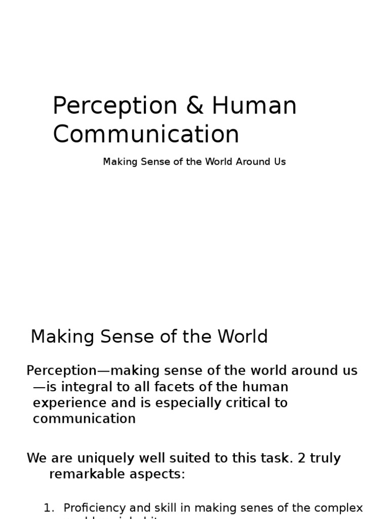 Outline Perception | PDF | Schema (Psychology) | Perception