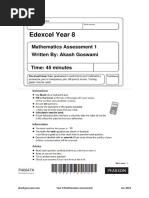 Year 7 Maths Revision Guide | PDF | Area | Elementary Mathematics