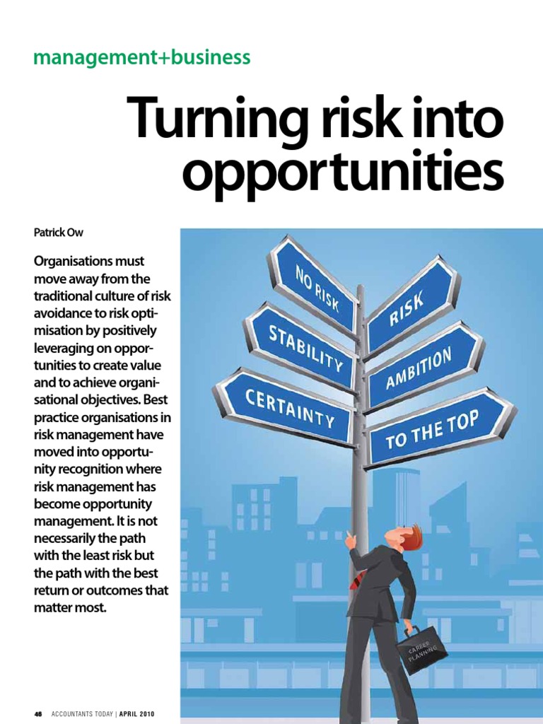 Turning Risk Into Opportunities | PDF | Risk | Risk Management