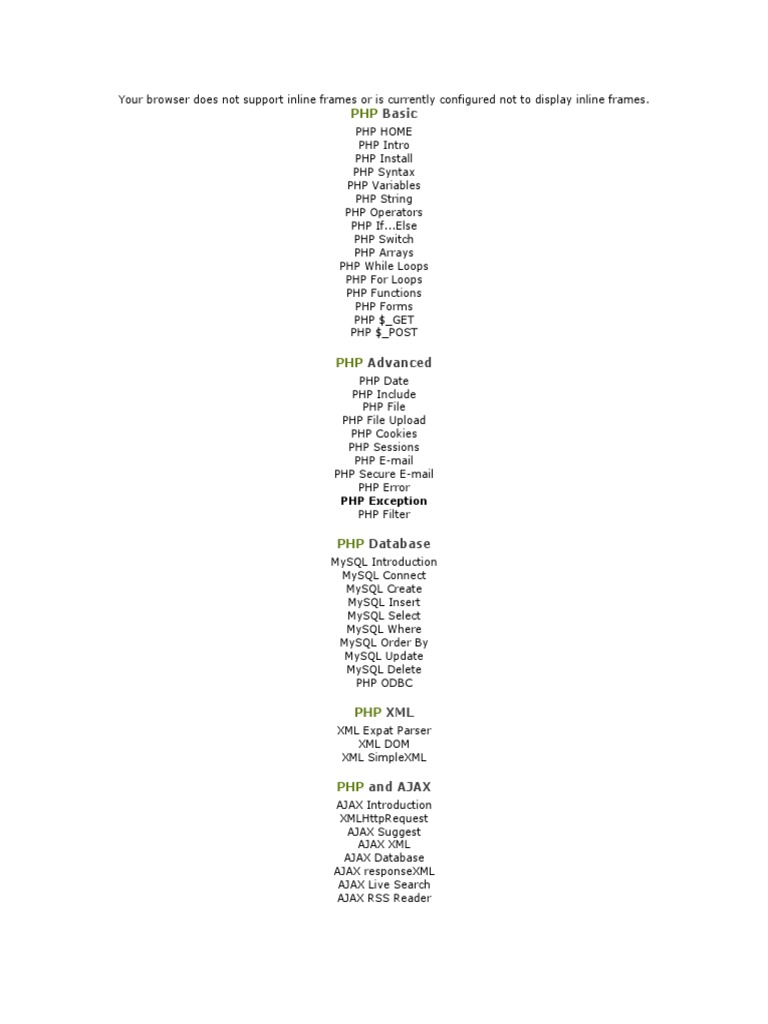 Basic: PHP Exception | Download Free PDF | Php | Http Cookie