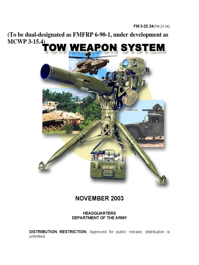 MCWP 3-15.4 TOW Weapon System | Missile | Artillery