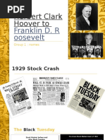 Hoover vs. FDR: Great Depression Responses | PDF | Great Depression ...