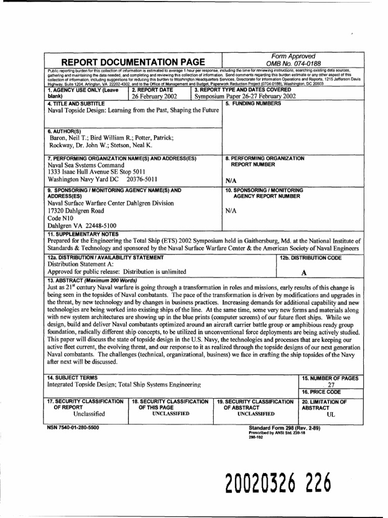 Integrated Topside Design | PDF | United States Navy | Navies