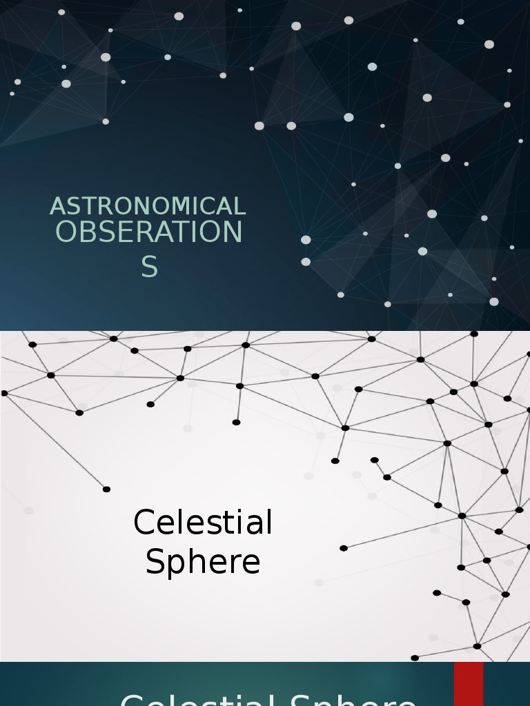 Astronomical Observations | PDF | Equator | Sphere
