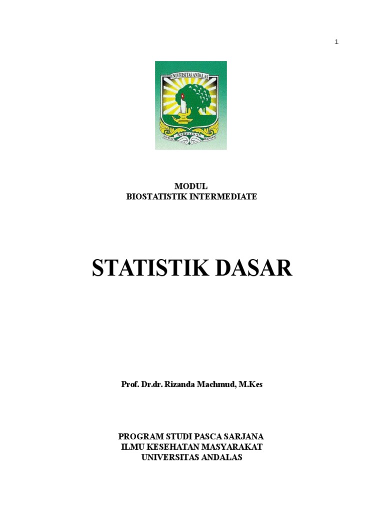 Statistik Dasar | PDF