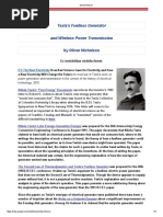 Tesla Free Energy Myths Debunked | PDF | Nikola Tesla | Electricity ...