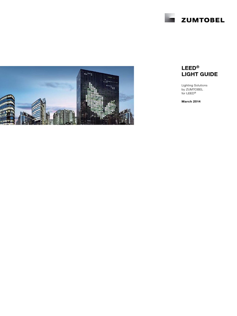 Leed Light Guide: Lighting Solutions By Zumtobel for LEED