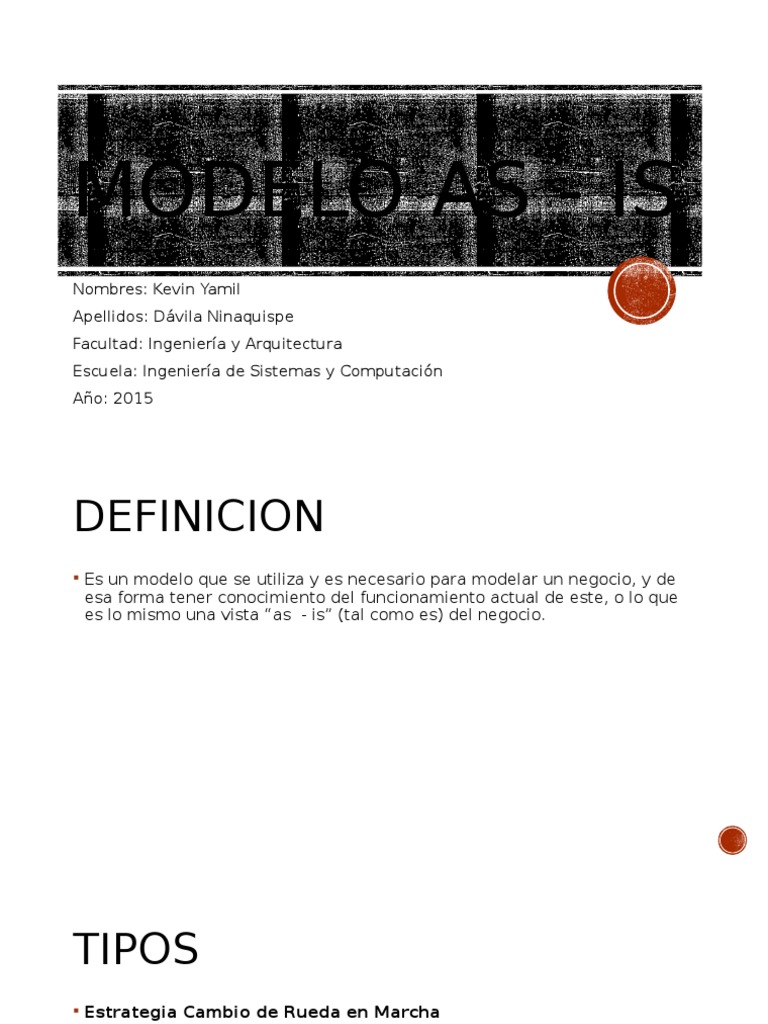 Modelo As - Is | PDF
