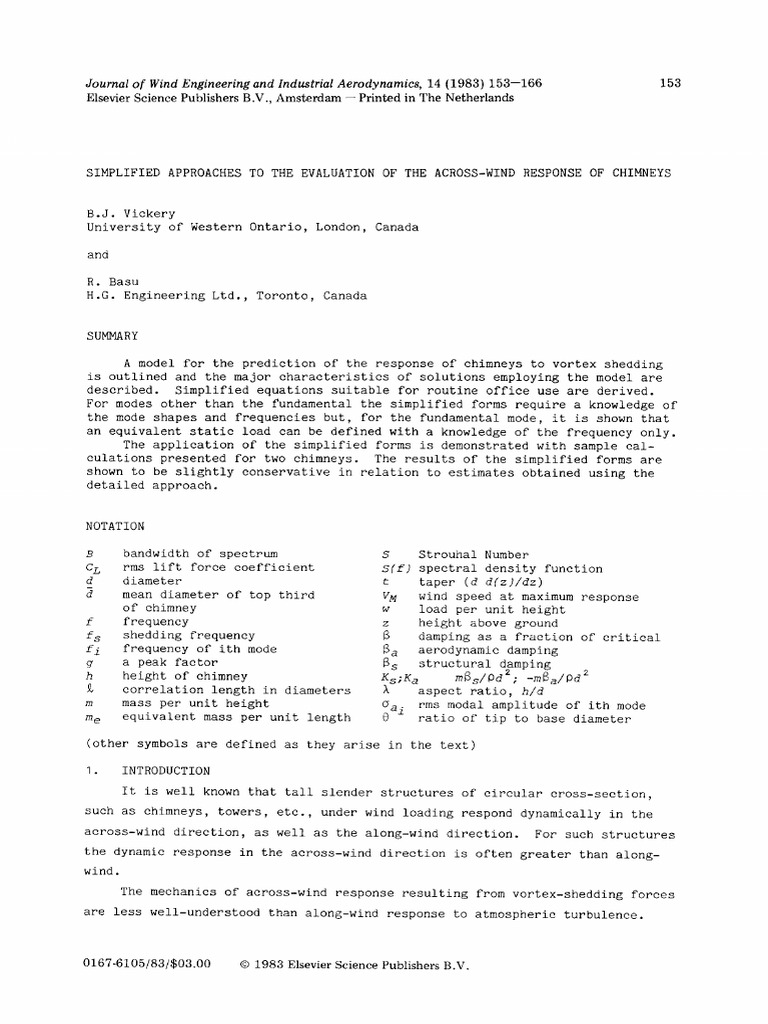 Wind Analysis For Vortex Shedding | PDF | Normal Mode | Spectral Density Wind Analysis For Vortex Shedding | PDF | Normal Mode | Spectral Density