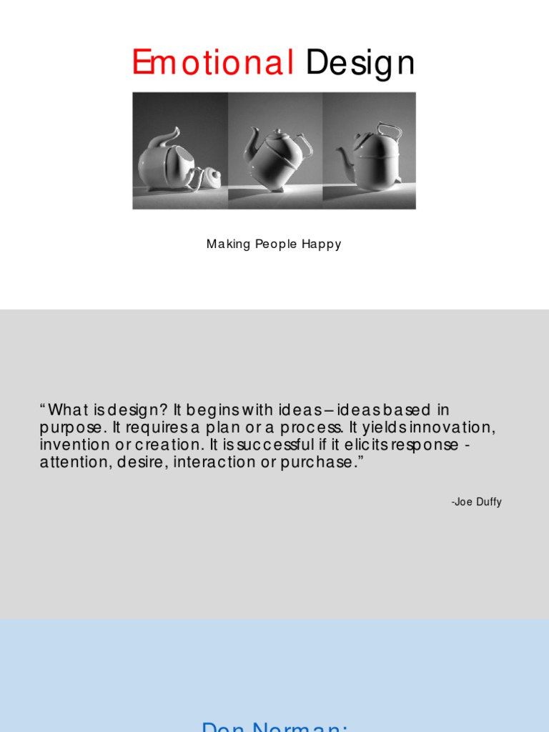 Emotional Design: Enhancing User Happiness | PDF