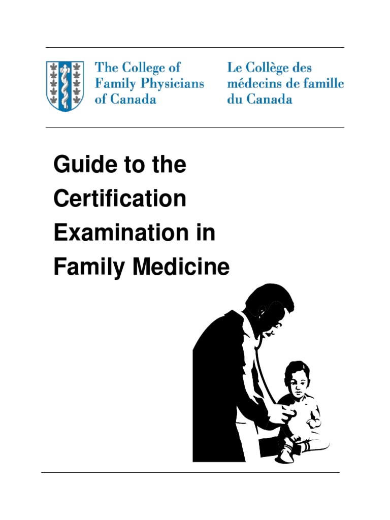 Guide To The Certification Examination in Family Medicine | PDF ...