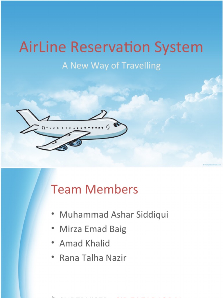 Air Reservation System | PDF | Business | Software