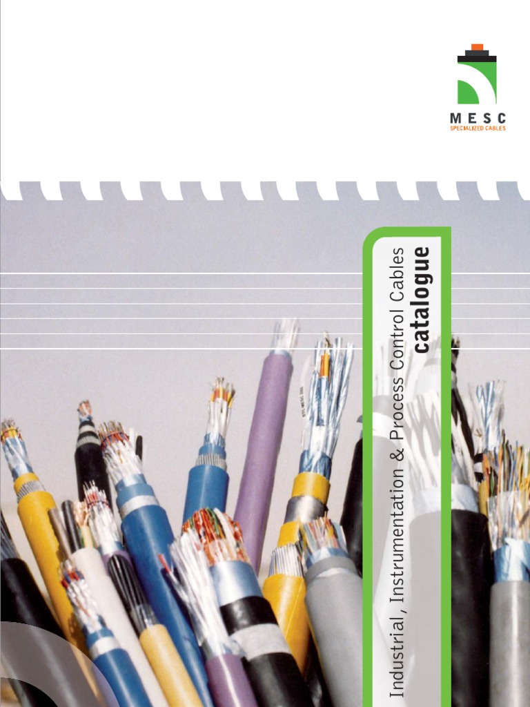 MESC Specialized Cables Catalogue | PDF | Manufactured Goods | Electricity