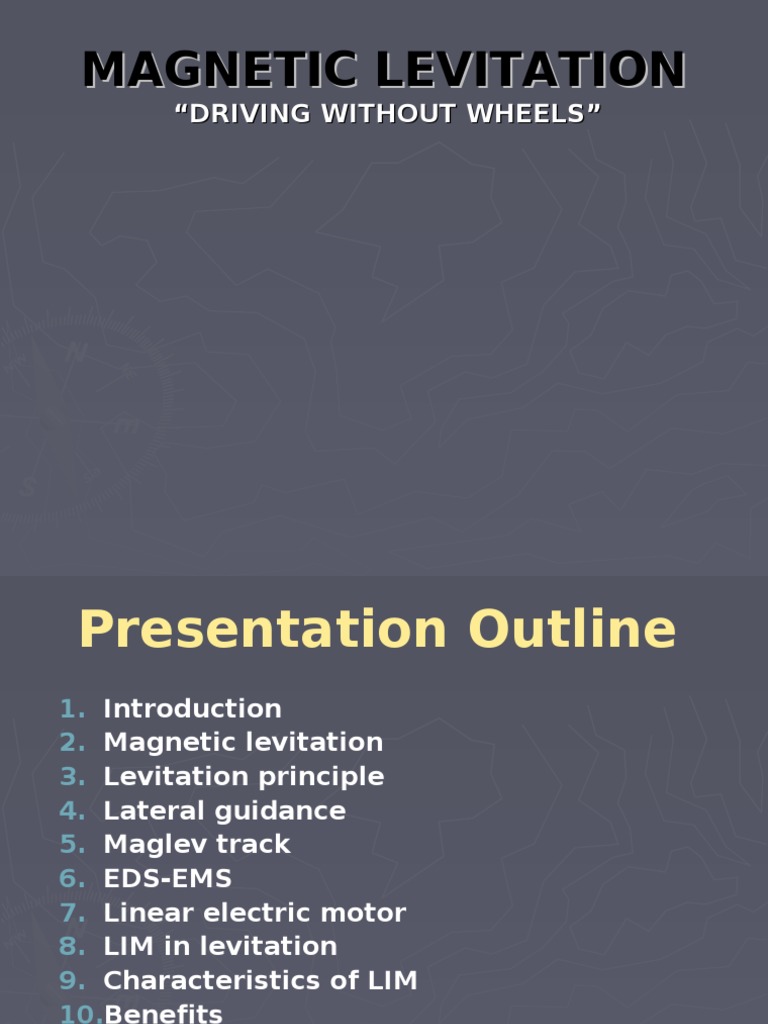 Magnetic Levitation | PDF | Force | Electromagnetism