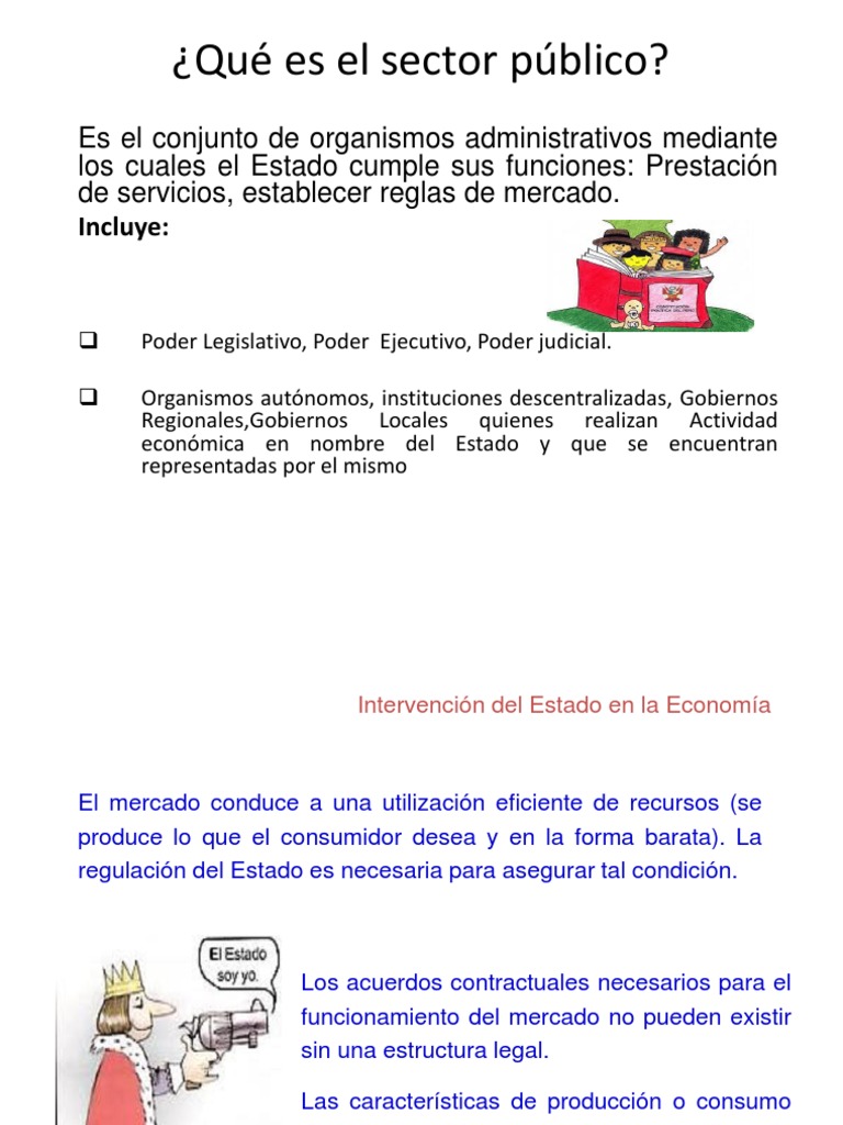 Qué Es El Sector Público | PDF | Estado (política) | Administración Pública