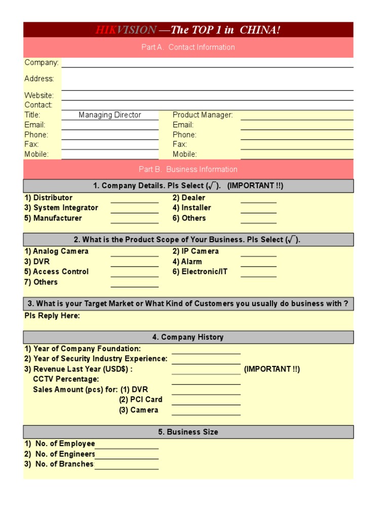 Hikvision Company Profile Overview | PDF