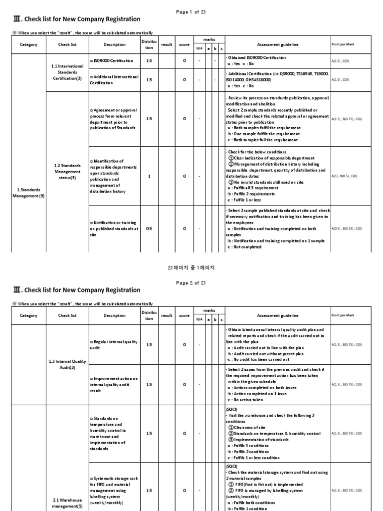 New Company Registration Checklist | PDF | Enterprise Resource Planning ...